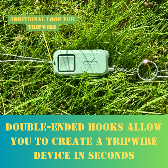 Sound Grenade by BASU® 130db Emergency Alarm for Camping & Hiking, Tri